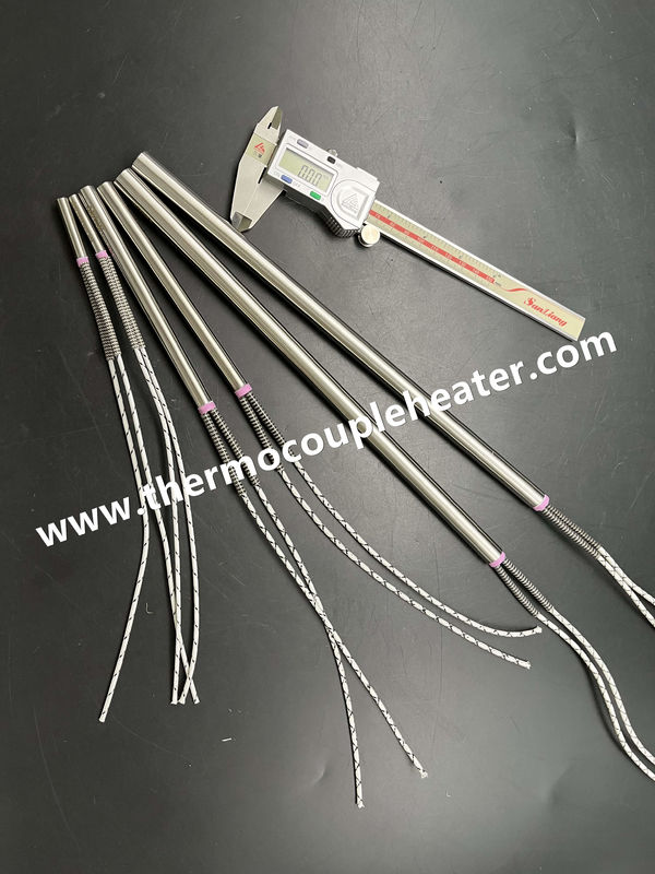 Custom Sized Cartridge Heaters With Ceramic Cap Seal for high temperature
