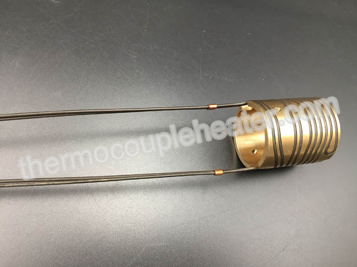 Brass Pipe Press With Coil Heater For Hot Runner Mold With Thermocouple J