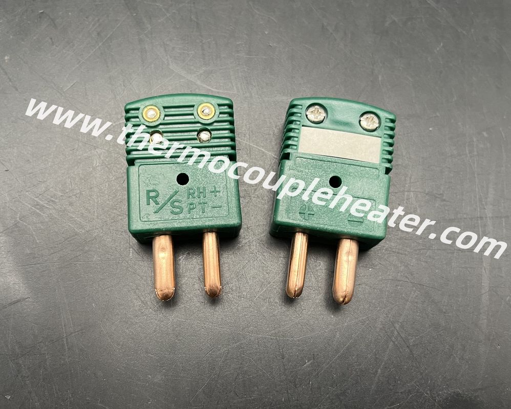 Type S Type R Thermocouple Connector Male Plug Standard Size ANSI Color