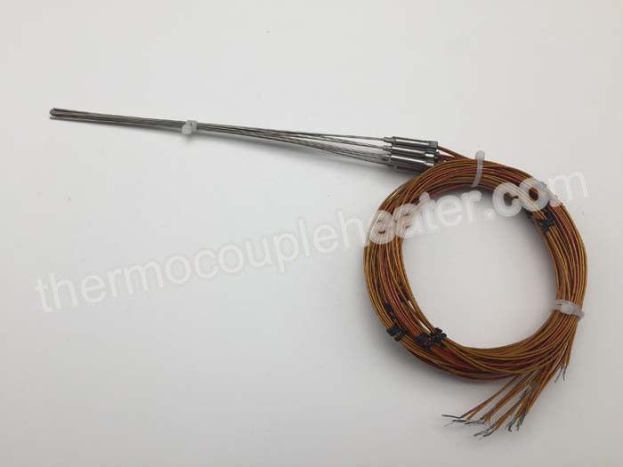 Long Working Life Type J Thermocouple Probe / Rtd Probe With Metal Head