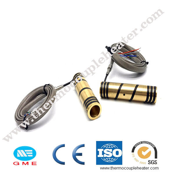20mm Barrel Spring Type Brass Coil Heaters , Small Heating Element For ...