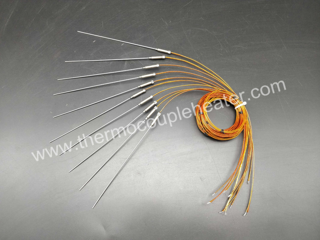 Type J Probe OD 1.0mm Temperature Sensor Thermocouple