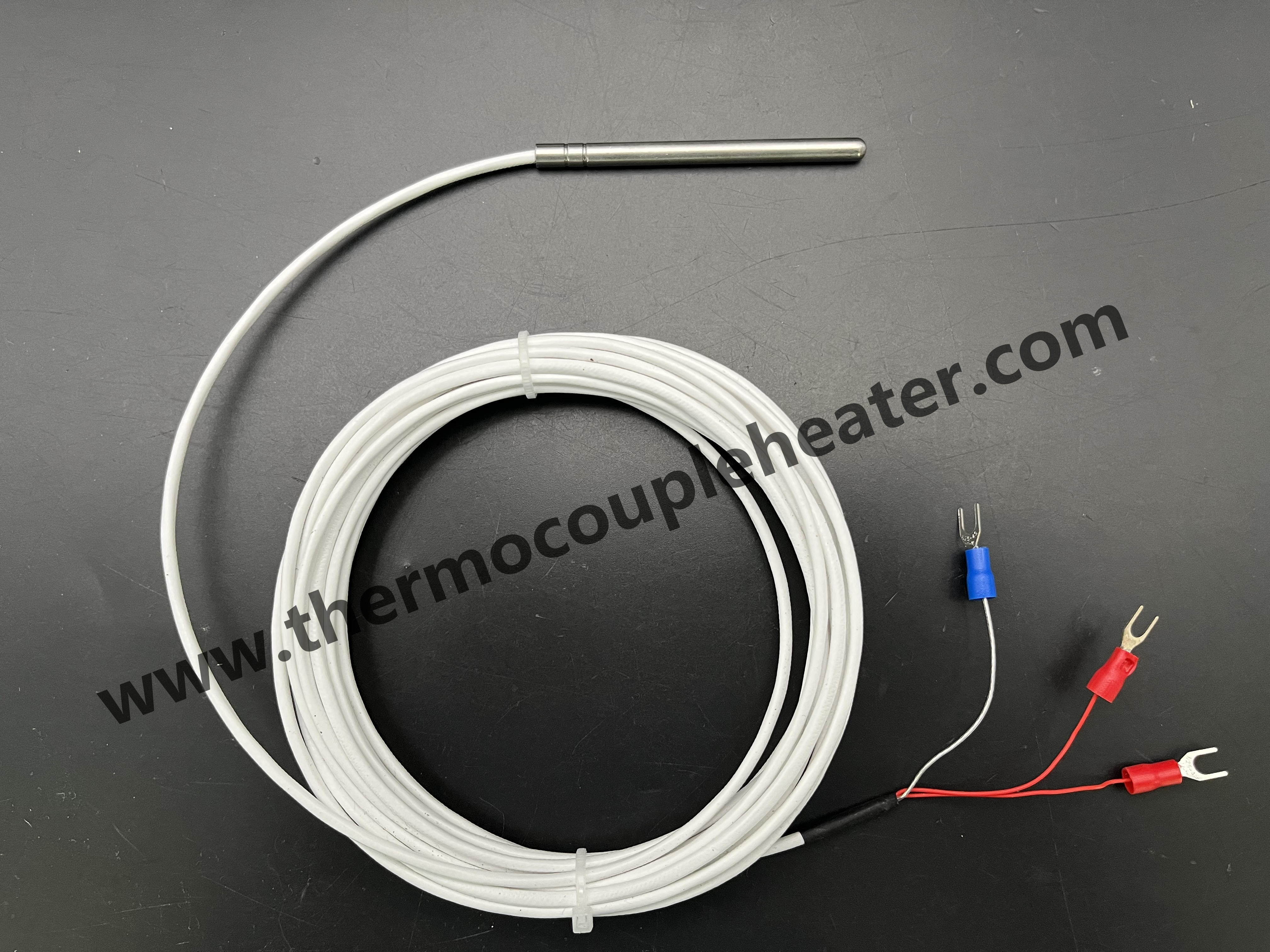 Mineral Insulated RTD PT100 Temperature Sensor Teflon Cable Class A
